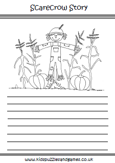 Worksheets - Story paper - Kids Puzzles and Games
